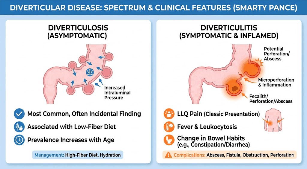 Diverticular disease (Lecture) - Smarty PANCE