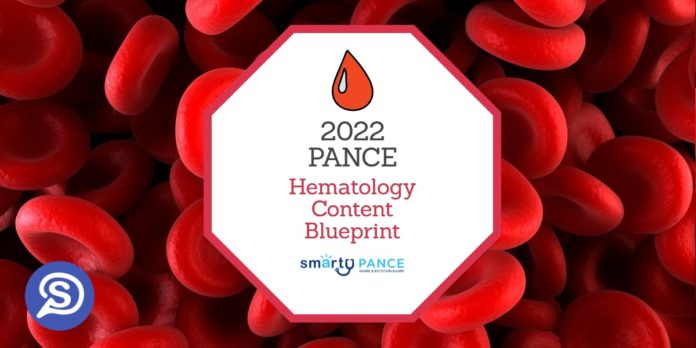 Smarty PANCE | Hematology System Clickable Content Blueprint - Study Guide