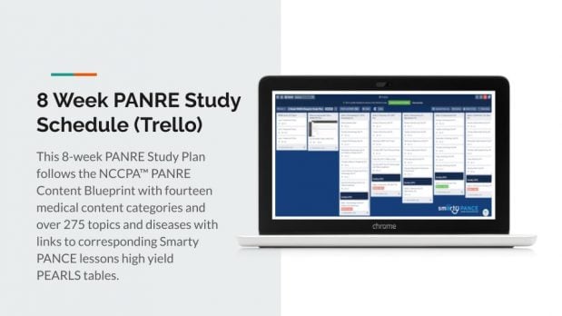 The 3-Step PANRE Prep and 8-Week PANRE Study Schedule - Smarty PANCE