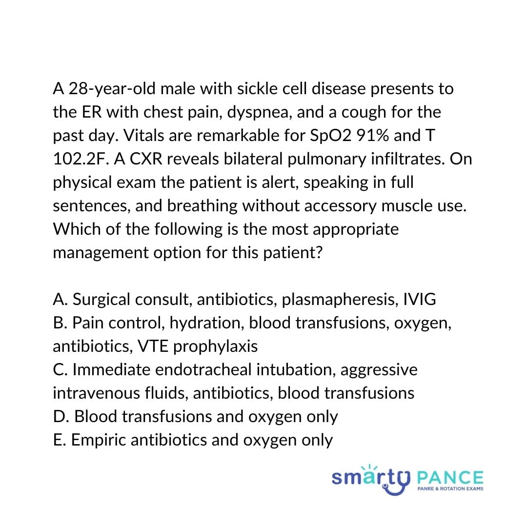 Sickle Cell Anemia: The Daily PANCE Blueprint - Smarty PANCE