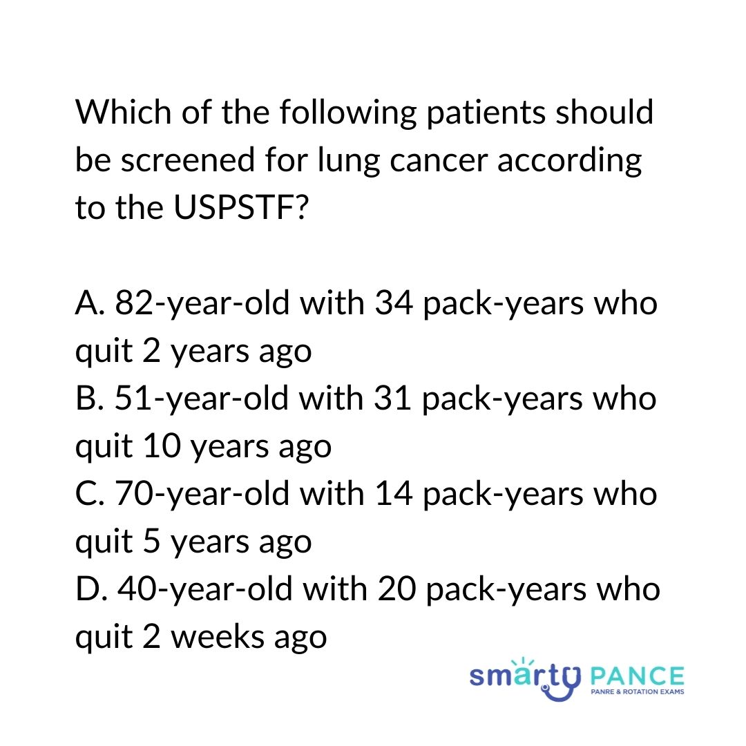 Lung Cancer: The Daily PANCE Blueprint - Smarty PANCE