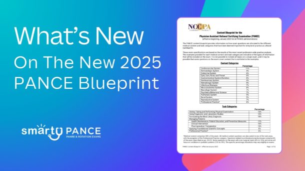 New PANCE Blueprint 2025: How to Prepare for the Updated Exam - Smarty ...
